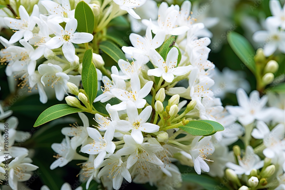 Australian native Lemon Myrtle Backhousia citriodora has lemon scented ...