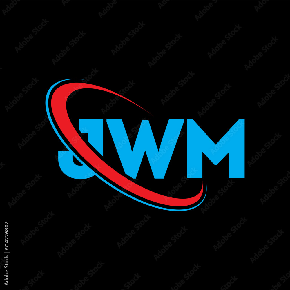 Image vectorielle Stock JWM logo. JWM letter. JWM letter logo design ...