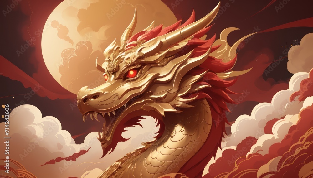 chinese new year, chinese style dragon statue, iconic dragon, wallpaper ...