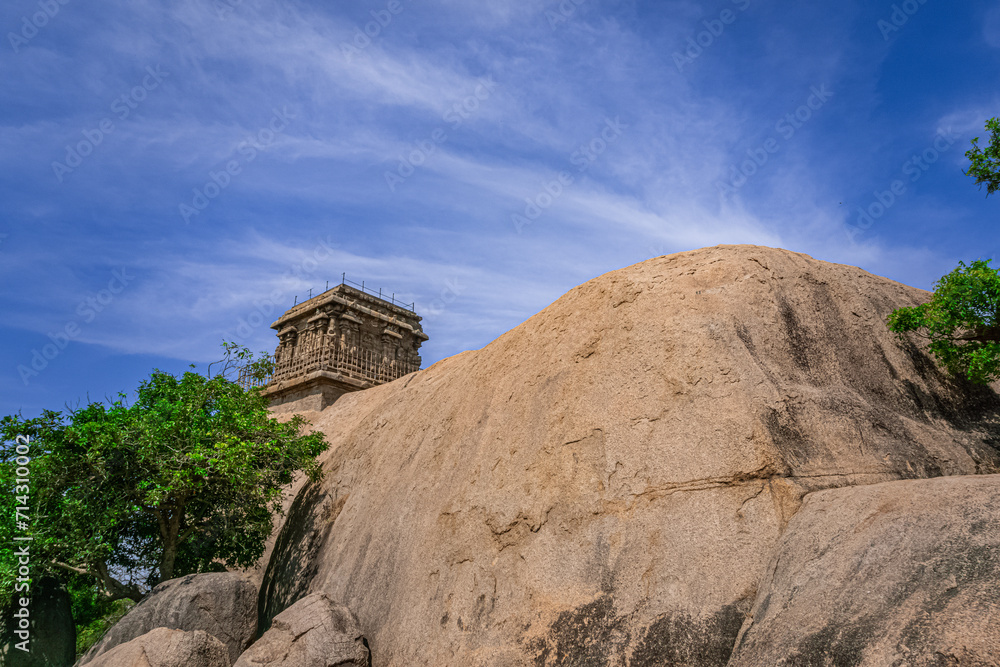 Mahishamardini Rock Cut Mandapa built by Pallavas-Narasimhavarman, Mahendravarman & rajasimha ...