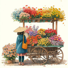 Flower Shop Station Wagon Free Stock Photo - Public Domain Pictures