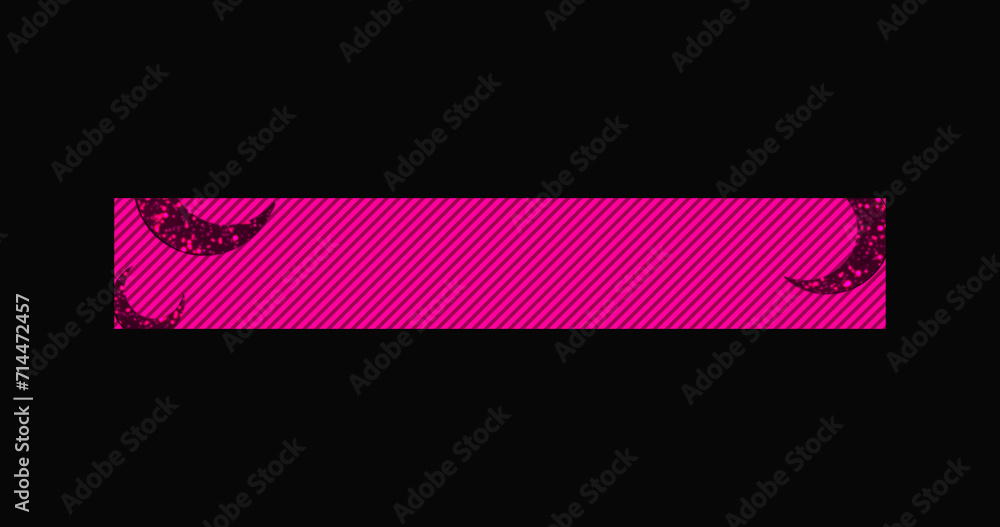 Ilustrace Islamic lower third in high resolution. Design a pink-colored ...