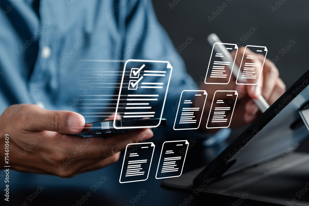 Data analysis of document ai artificial intelligence process with ...