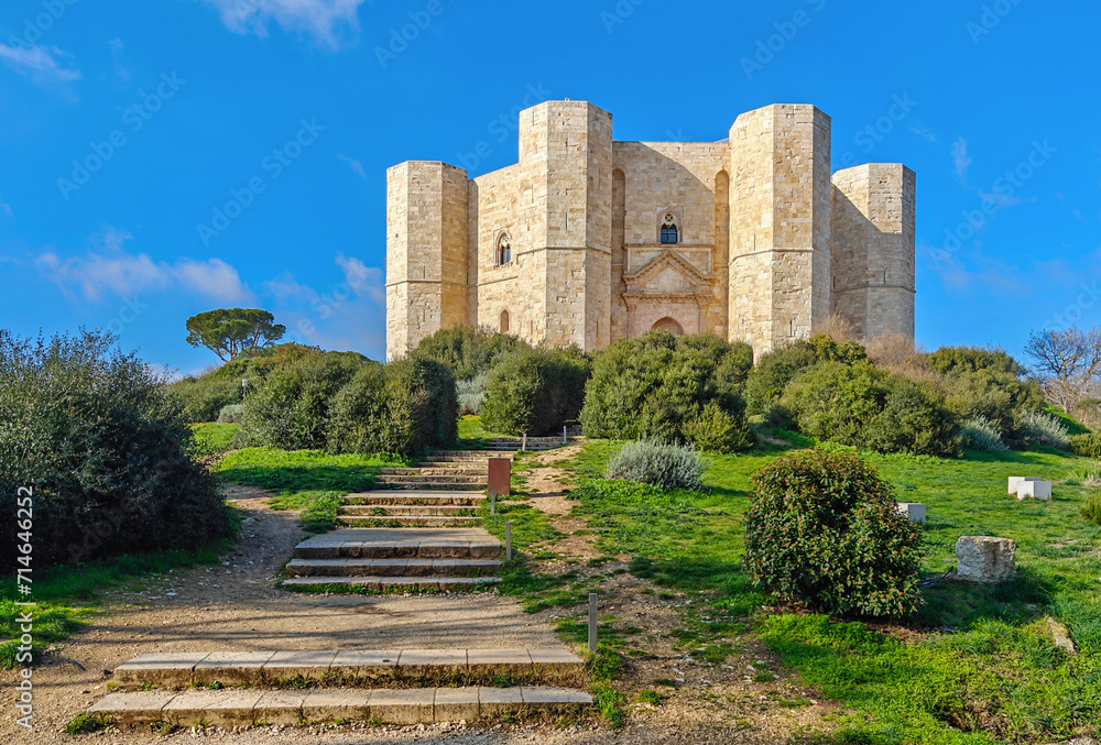 Stock-Foto „Castel del Monte, Italy - a Unesco World Heritage and one ...