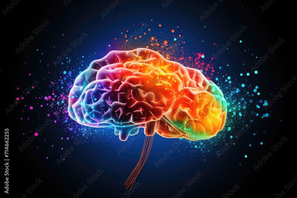 Ilustración de Stock Neuroimaging Science Medtech Scientific Axon illustration ...