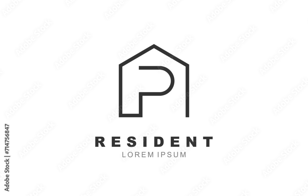 PP Letter Property logo template for symbol of business identity Stock ...