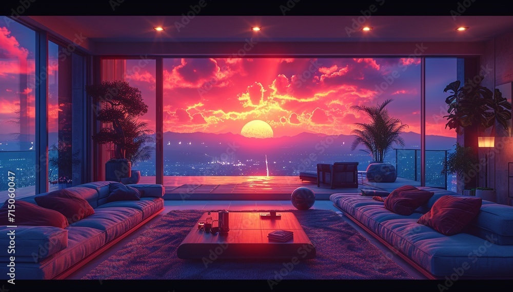 animated virtual backgrounds, stream overlay loop, interior, cozy ...