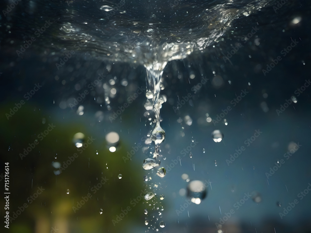 Challenge the laws of physics by capturing rainfall that appears to ...