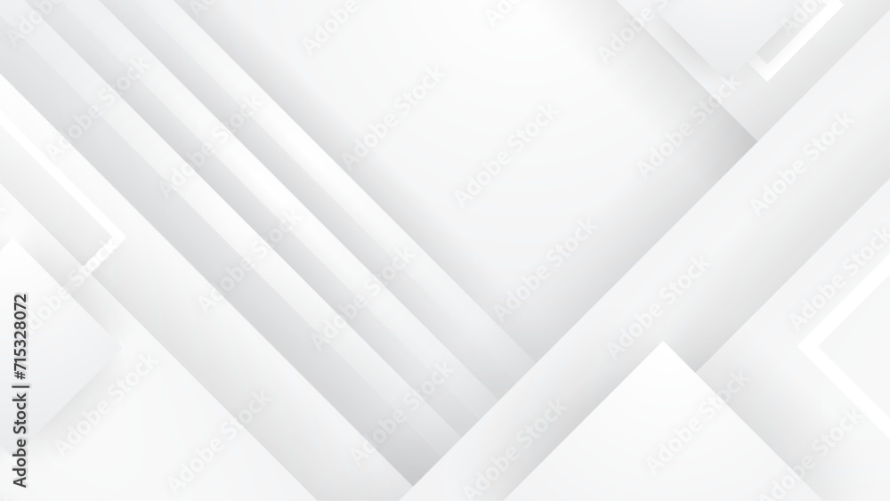 White background abstract art vector illustration with shapes. White ...