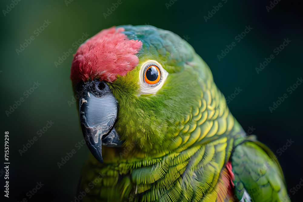 Explore the celestial details of an Angle Parakeet in this mesmerizing ...