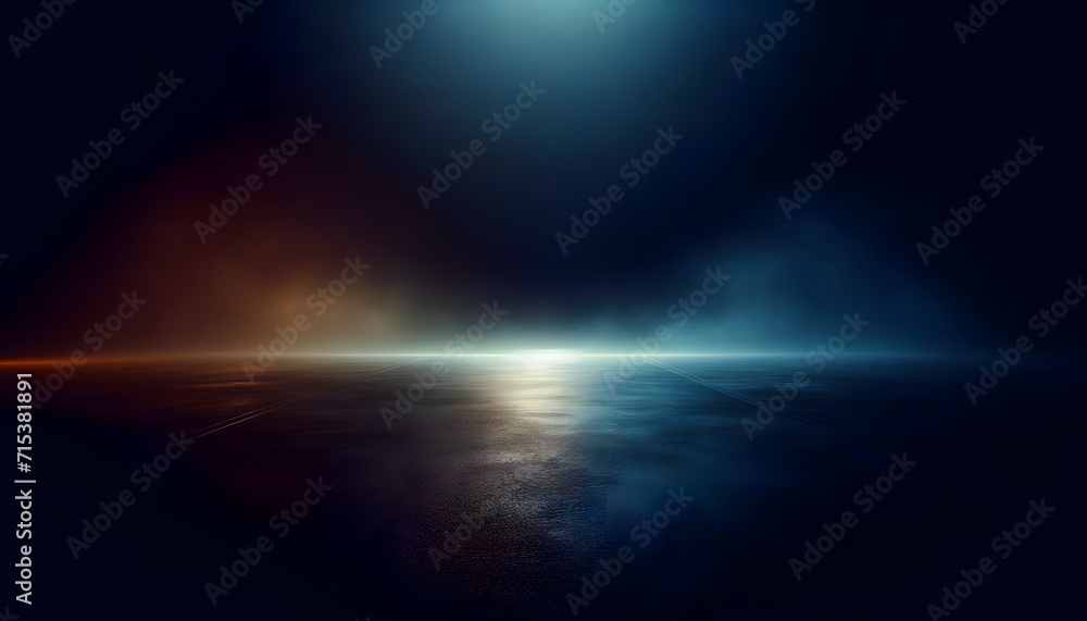 Fire and Ice background with fog, sunrise or sunset It vividly captures ...