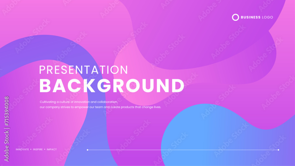 Blue and purple violet vector wavy and liquid simple background modern ...
