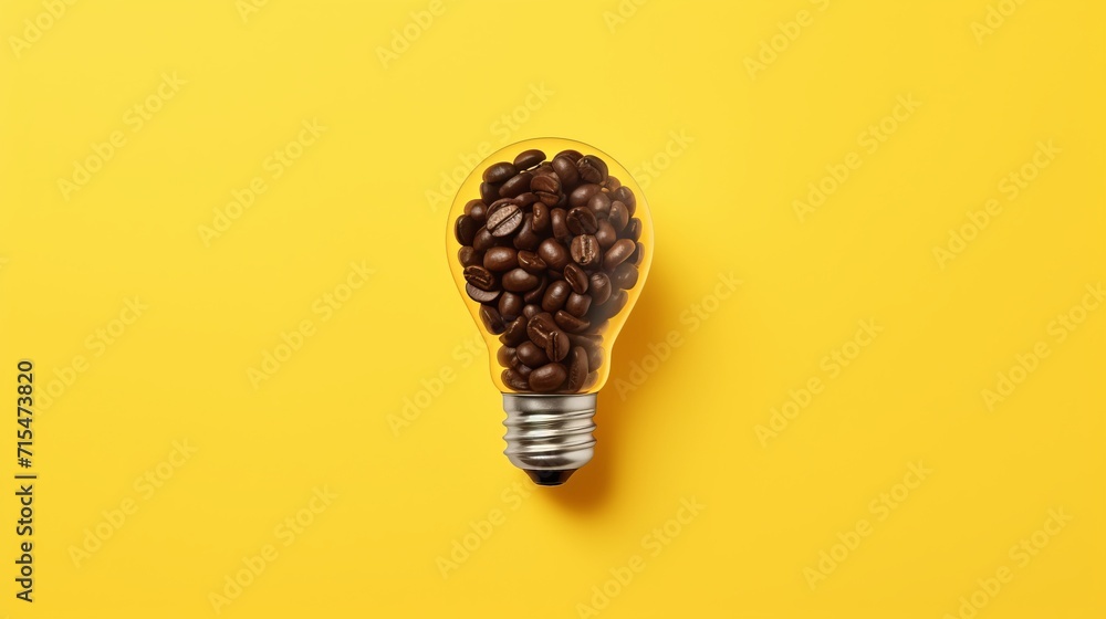Caffeine creativity: illuminating concepts with a coffee bean light ...