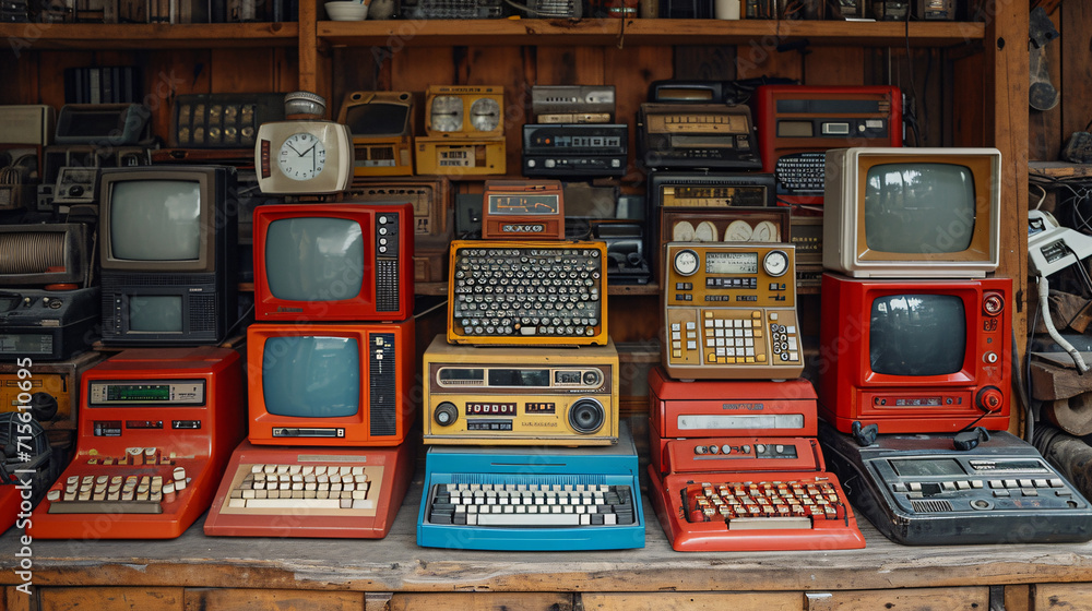 vintage telecommunication equipment collection. Explore the evolution ...