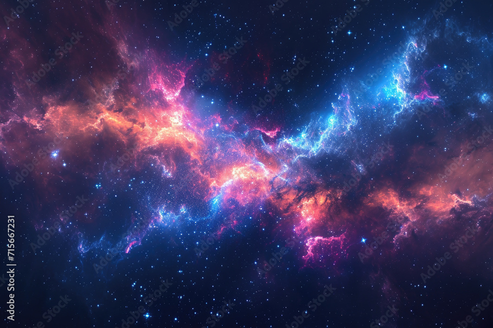 Deep space stars nebulae , high resolution background Stock ...