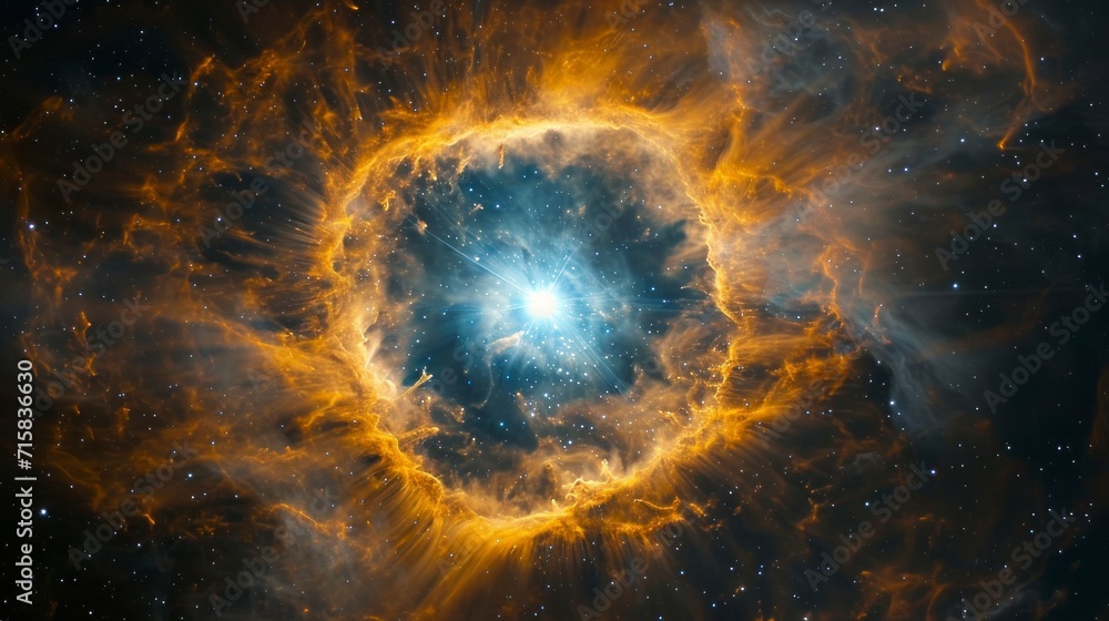 amazing real nebula in space with real colors in high definition and ...
