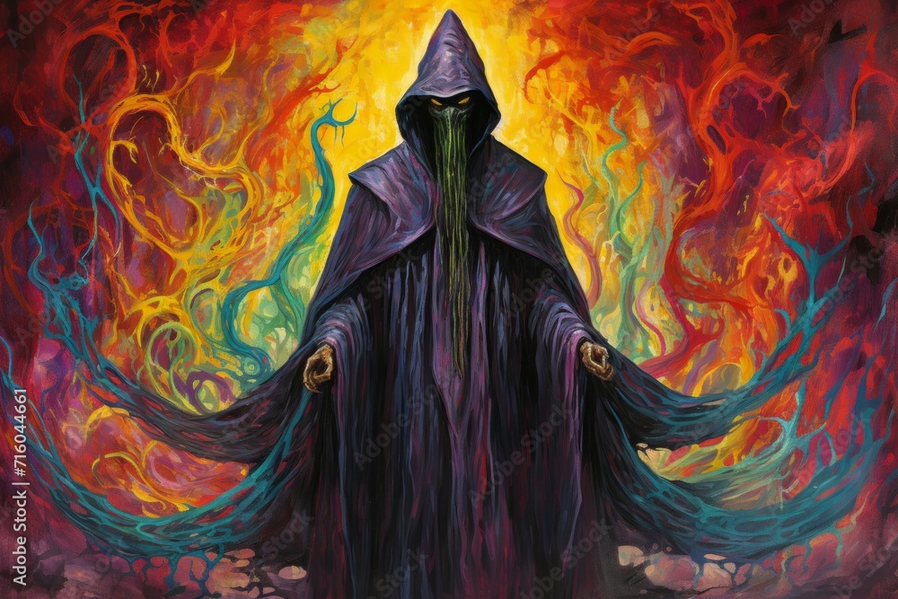 A brooding and mysterious warlock, bound to a powerful otherworldly ...