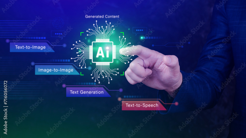 Ai tech, using virtual graphic Global Internet connect Chatgpt Chat with AI, Artificial ...