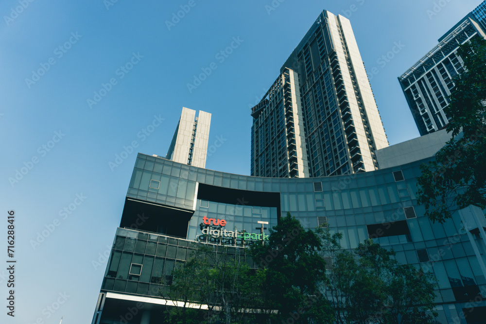 Modern office buildings of True Digital Park in Bangkok Thailand Stock ...