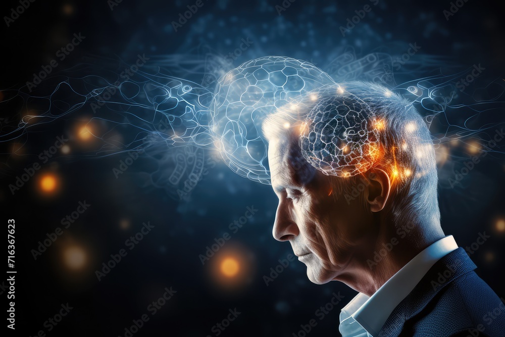 Neuron and neuronal connections colorful mindset. Learning dynamics ...