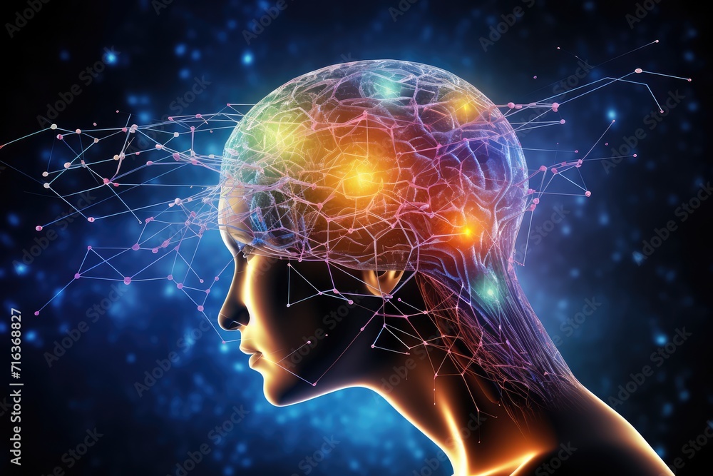 Neuron And Neuronal Connections Colorful Mindset Learning Dynamics Synaptic Cleft Fostering