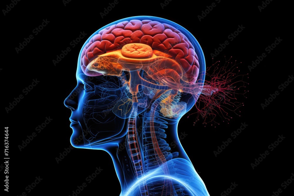 Illustration Stock Mind self awareness mental wellness. Positive ...