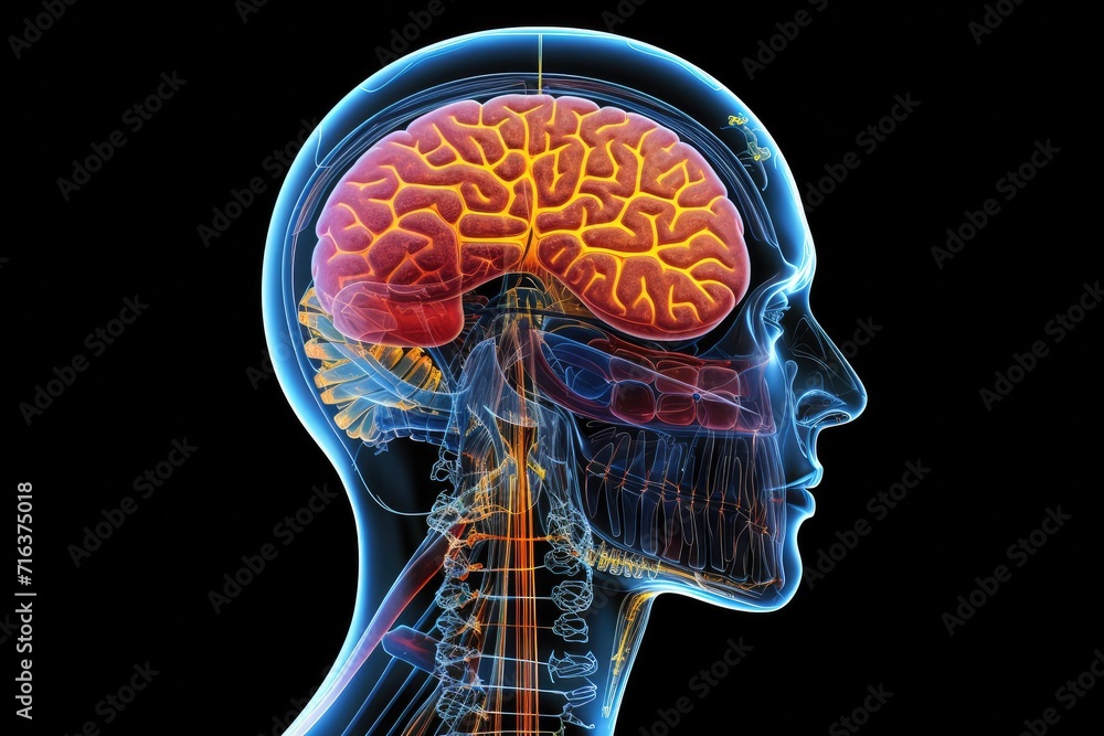 Illustration Stock Mind self awareness mental wellness. Positive ...