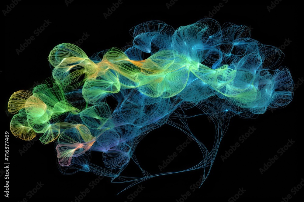 Illustration Stock Green brain amygdala's role in emotional processing ...