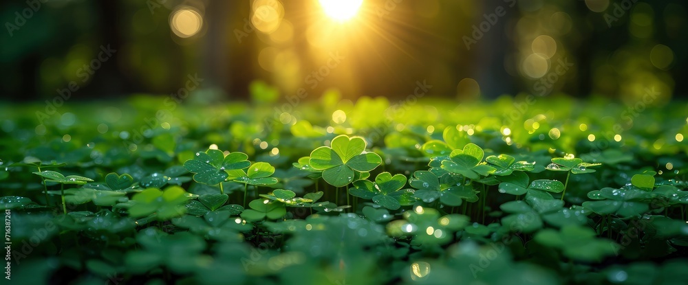Clover Leaf Lens Flare Valentine Background, HD, Background Wallpaper ...