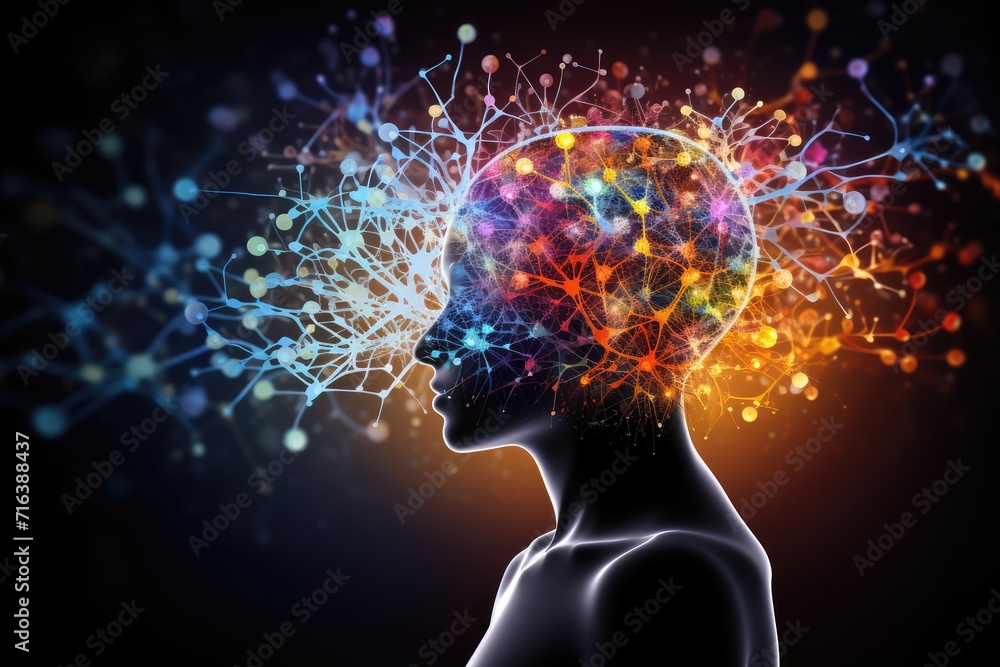 Nerve cell Neuronal structures. Brain cell Axonal arborization ...