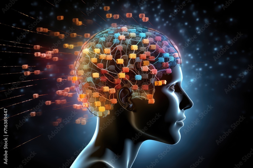 Nerve cell Neuronal structures. Brain cell Axonal arborization ...