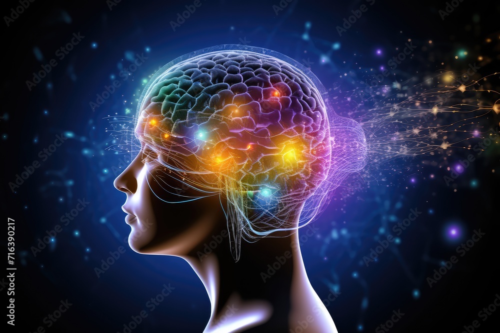 Brain Axon Neuronal Network, Metacognition amid neural symphony ...