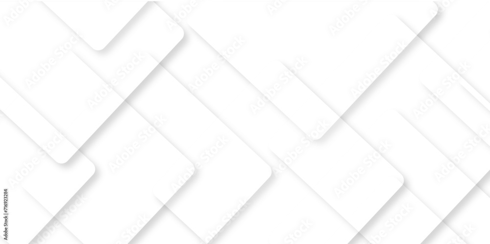Abstract white square shape geometric line background. vector ...