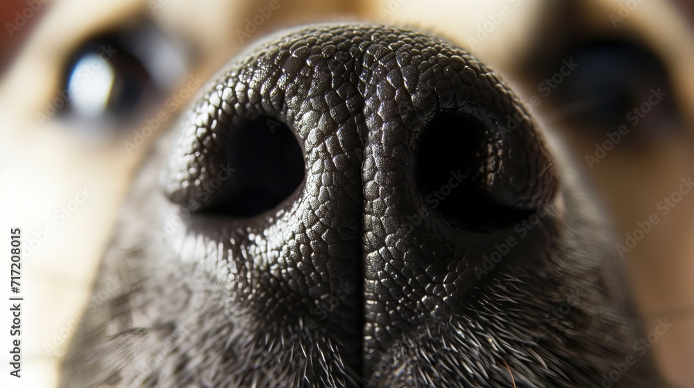 macro photography of a dog's nose Stock Photo | Adobe Stock