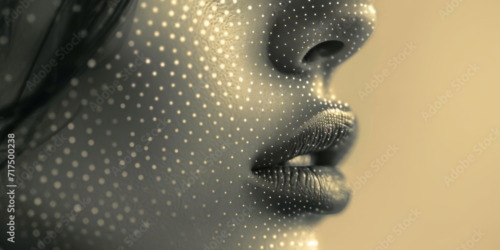 "Artistic Representation of Skin Conditions: A Minimalist Pixelated ...