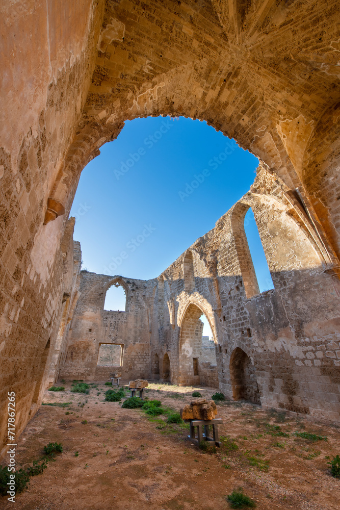 Photo Stock North Cyprus, Carmelite Church Another of Famagusta's ...