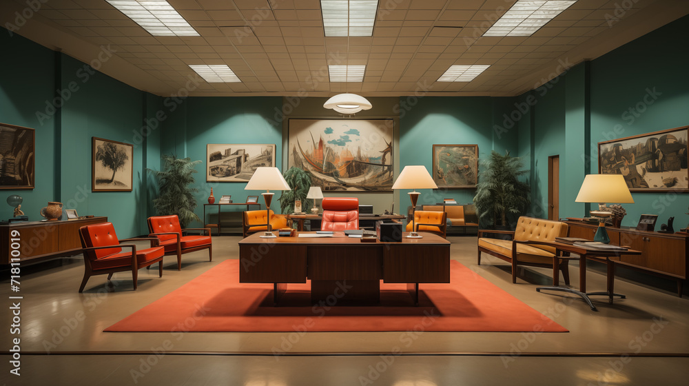 Office Space Work Area from the 1940s/1950s/1960s - American Business ...