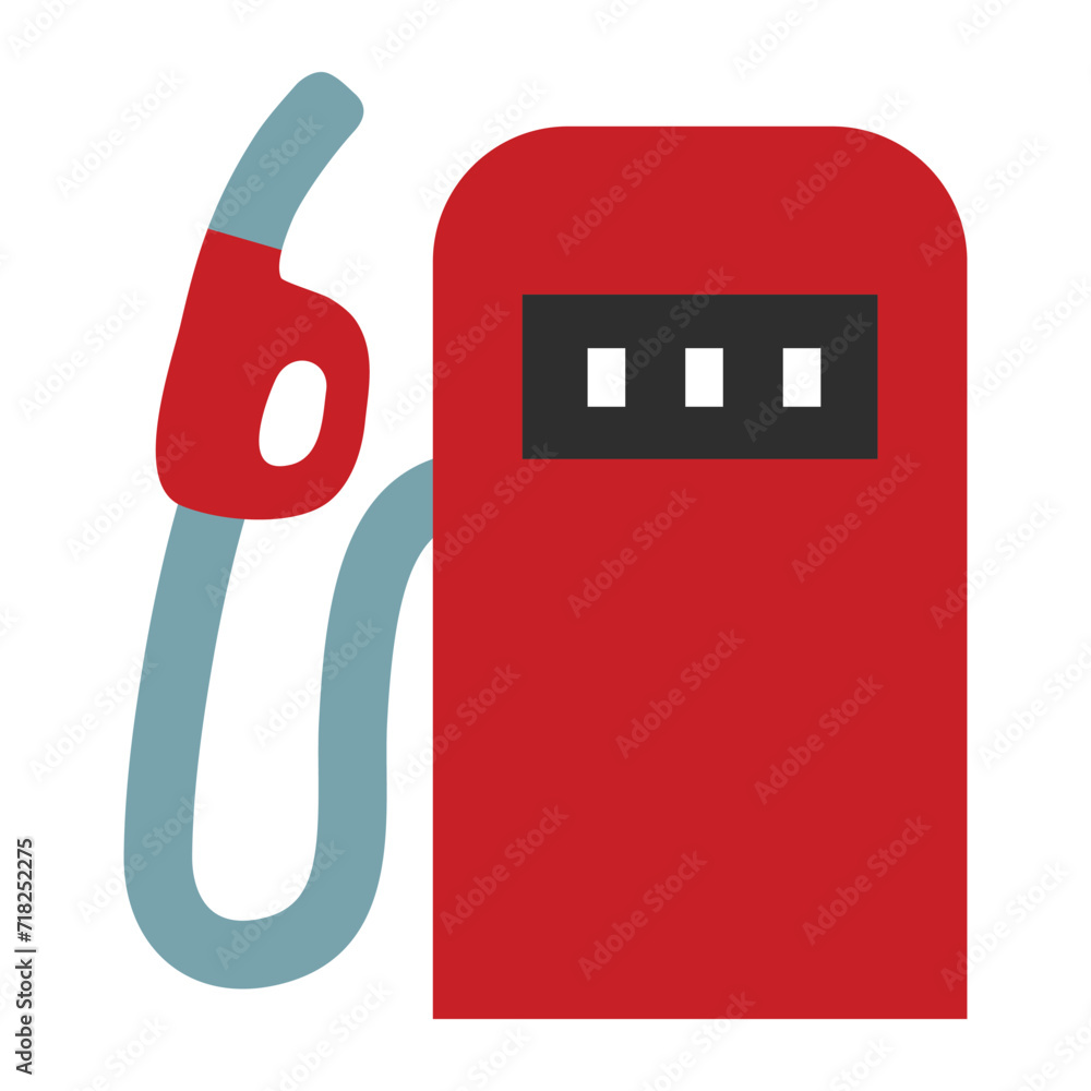 A fuel pump, used to fill up a vehicle with gas, petrol icon design ...