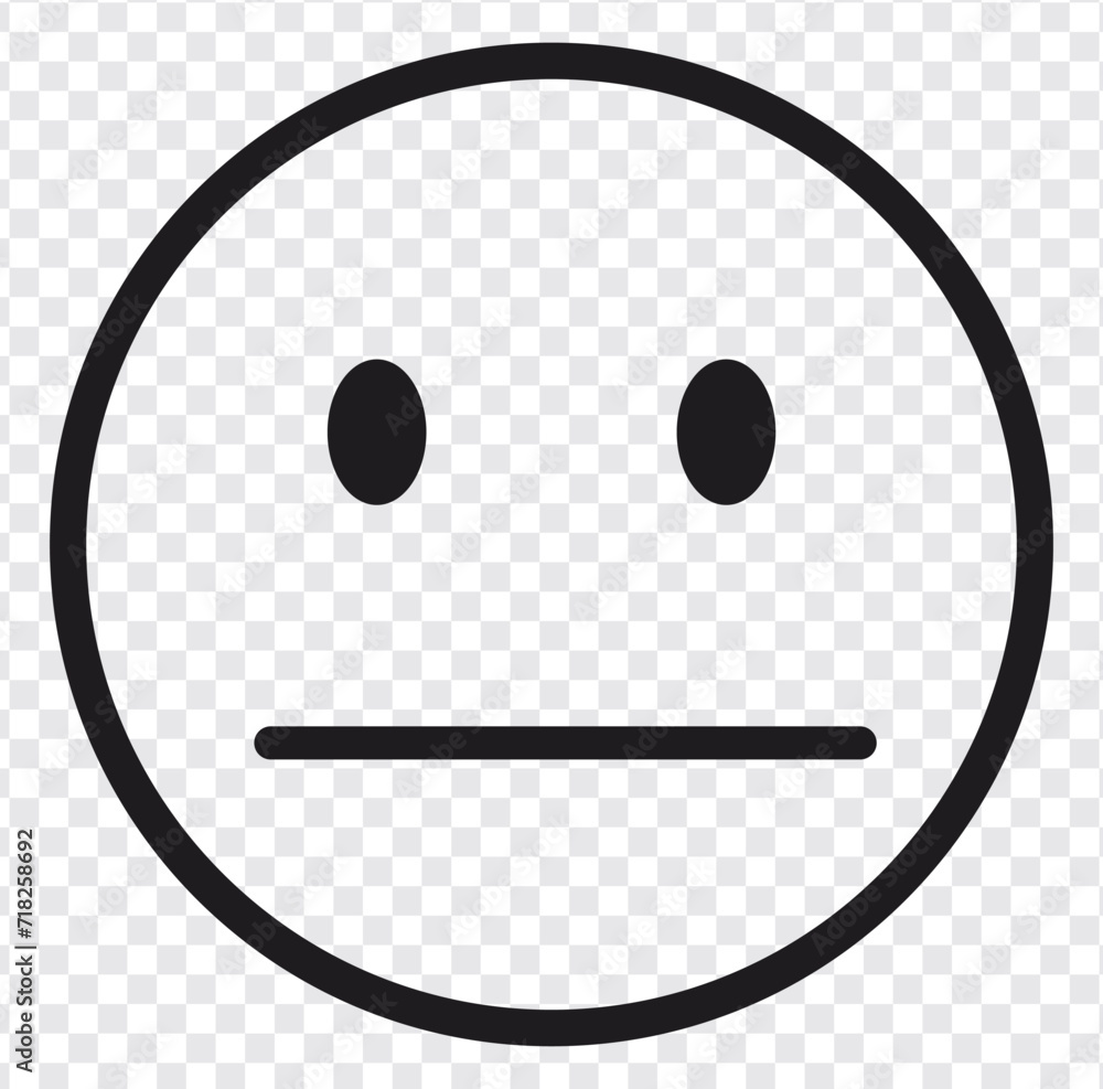 Stock-Vektorgrafik „ Sad face emoticons . Sad Face line emoji. emoji ...