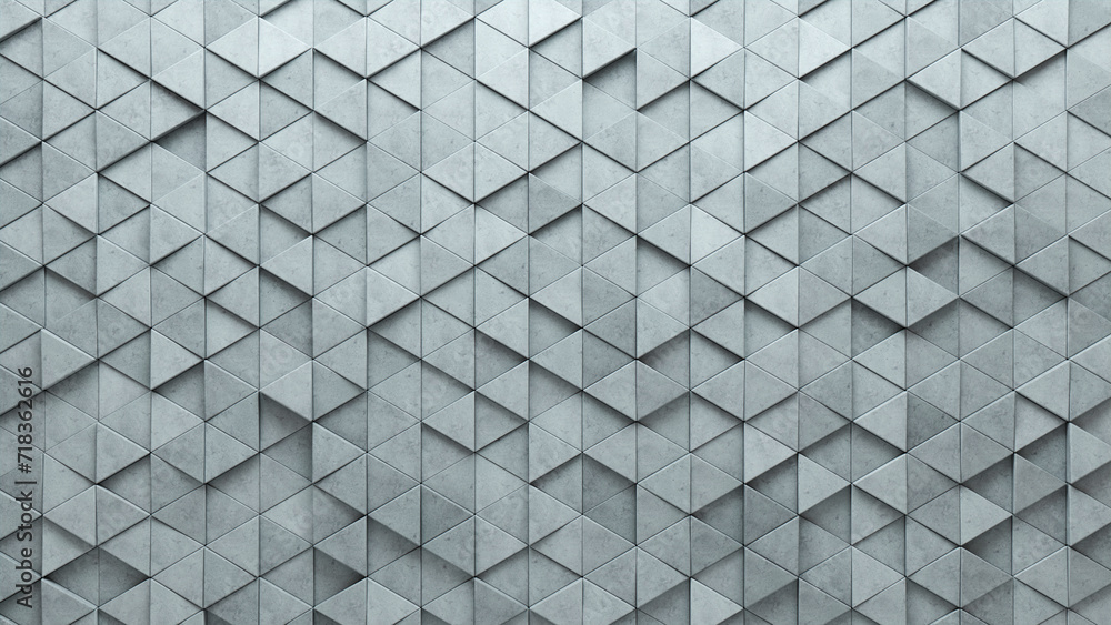 Semigloss, 3D Tiles arranged to create a Triangular, Background formed ... Semigloss, 3D Tiles arranged to create a Triangular, Background formed ...