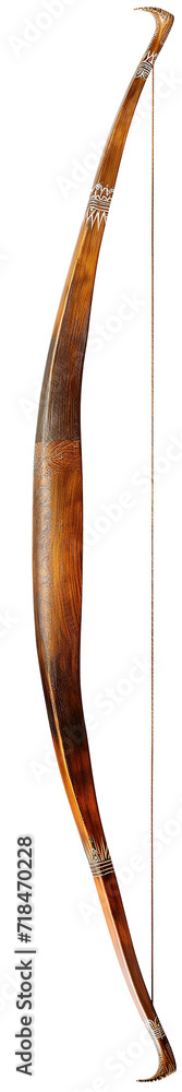 Longbow, transparent background, isolated image, generative AI Stock ...