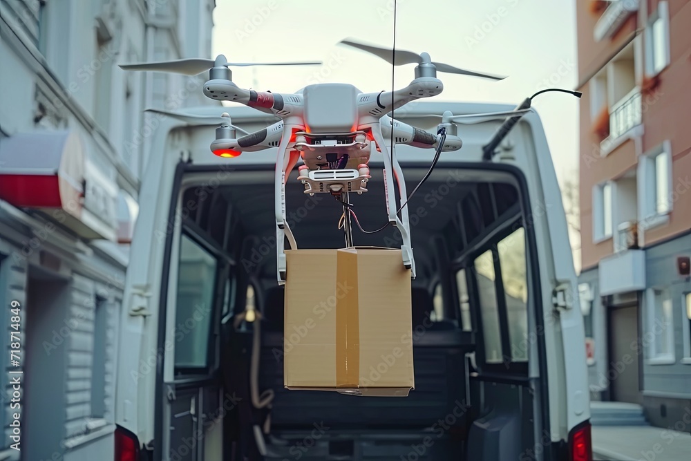 Robotic vertical mobility autonomous micro drone technology. Innovative ...
