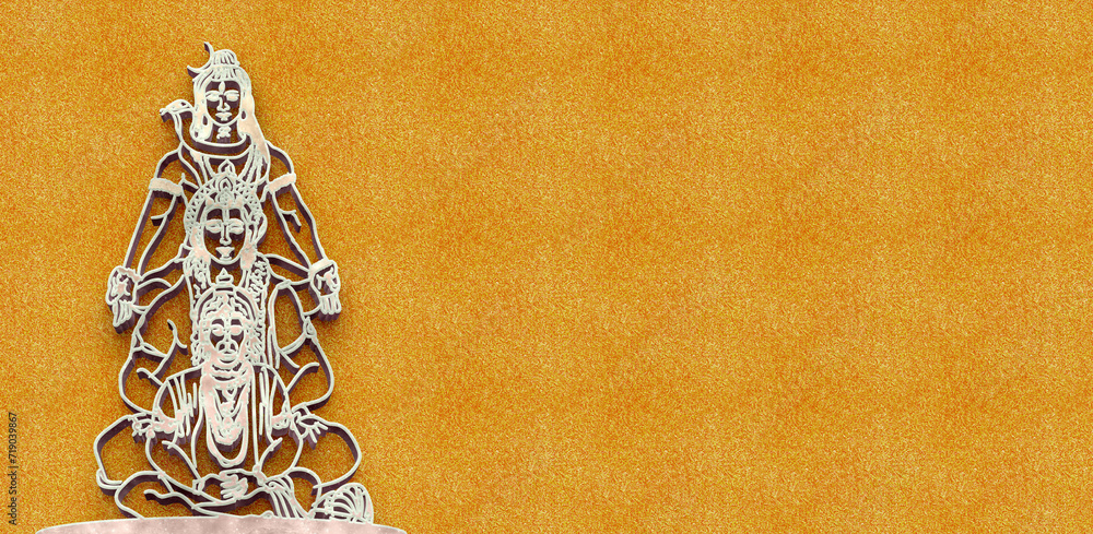 Lord shiva, ram and hanuman ji three divine figures hold significant ...