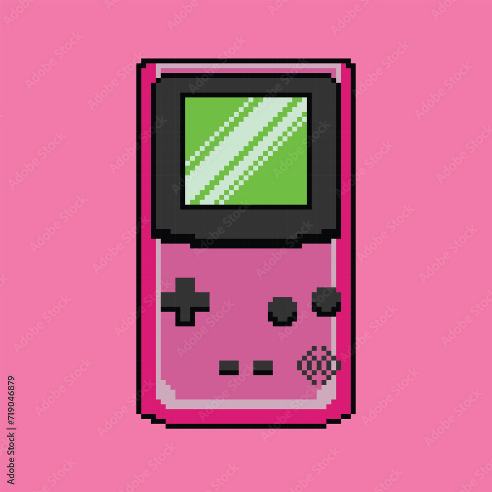 game boy pixel art Stock Vector | Adobe Stock