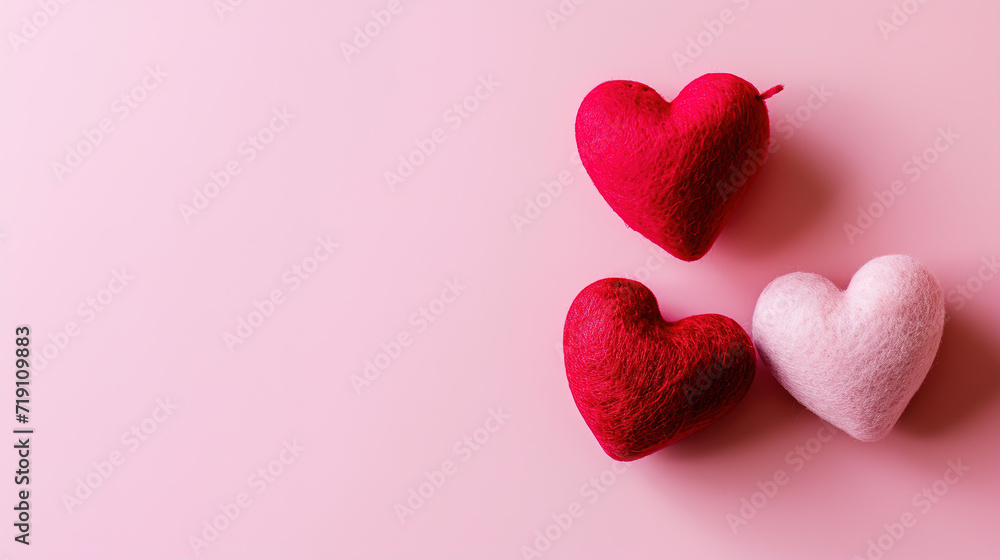 Hearts are Symbols of love for the designer of greeting Cards "Happy ...