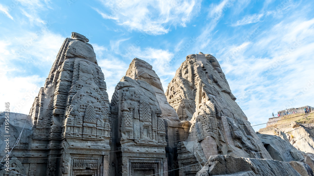 The Masrur Temples, also referred to as Masroor Temples or rock cut ...