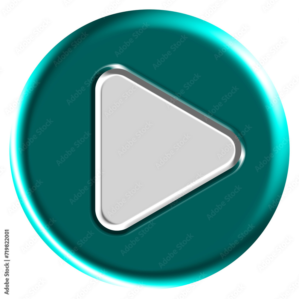 3D Play button icon, multimedia Play Button, start, Sign, logo HD ...