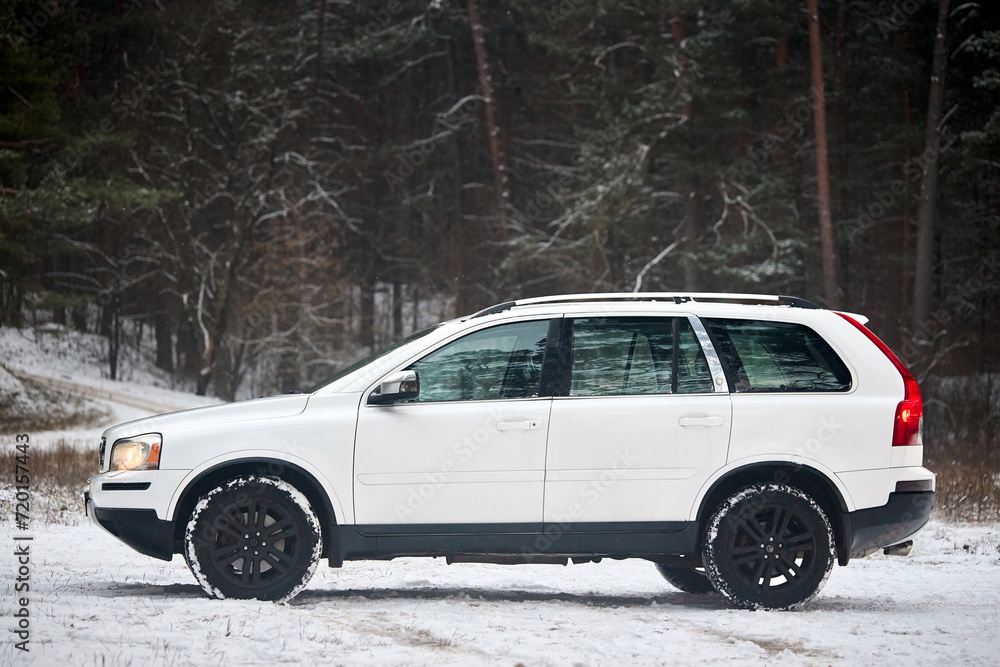 Berlin, Germany - December 4, 2023: Volvo XC90 4.4 v8 1st generation ...
