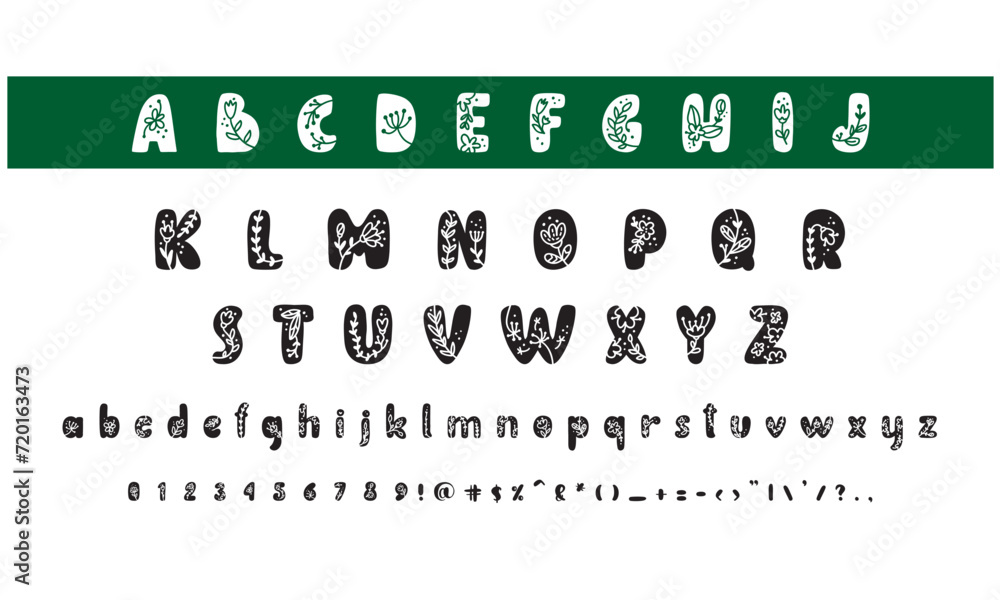 Alphabet letters font set. Classic patterns, custom logos, poster ...