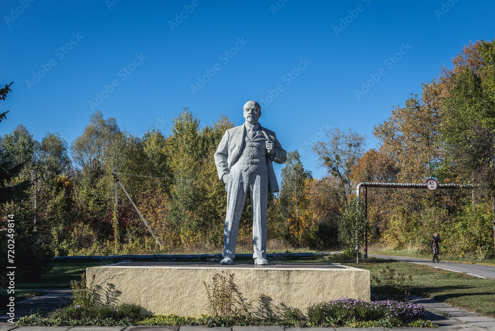 Foto de Stock Chernobyl, Ukraine - October 2, 2014: Statue of Vladimir ...